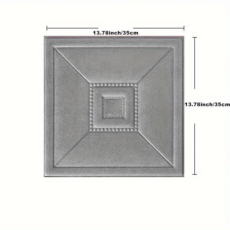 5 Stück / 10 Stück 35x35cm / 13 78inx13 78in Schaum 3d - Temu Germany