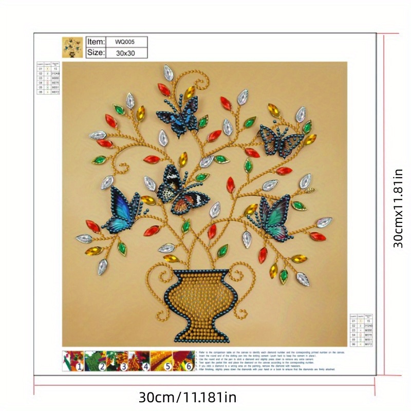 Diy 5d Diamonds Set Potted - Temu Canada