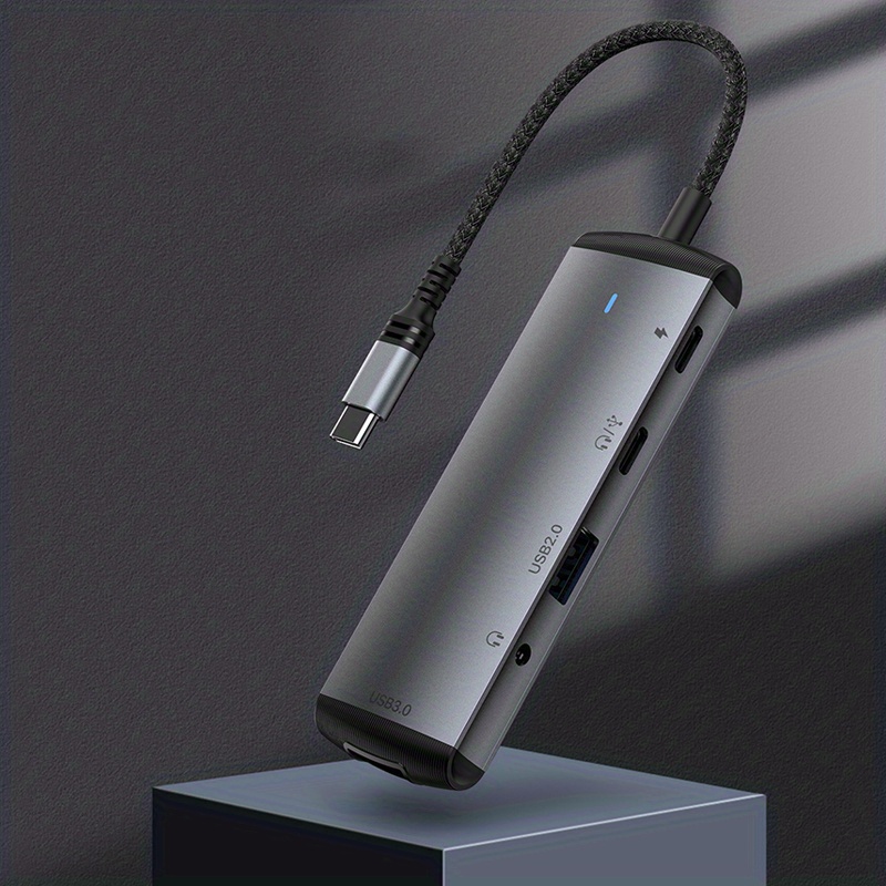 Converter Type C Laptop Tablet Usb Extender Multi Function Temu