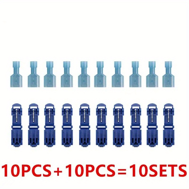 10/20/40/50pcs Σύνδεσμος T-tap Σύνδεσμος Ταχείας Σύνδεσης Ηλεκτρικού ...