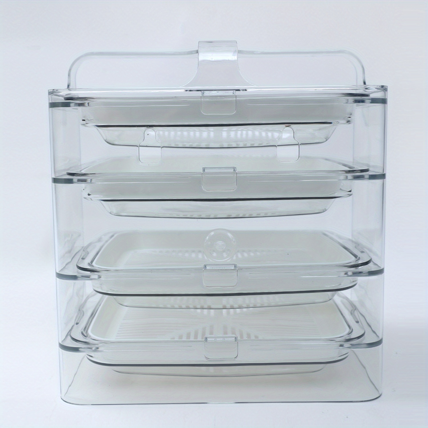 Wall mounted Kitchen Shelf Multi layer Tray Stackable - Temu New Zealand