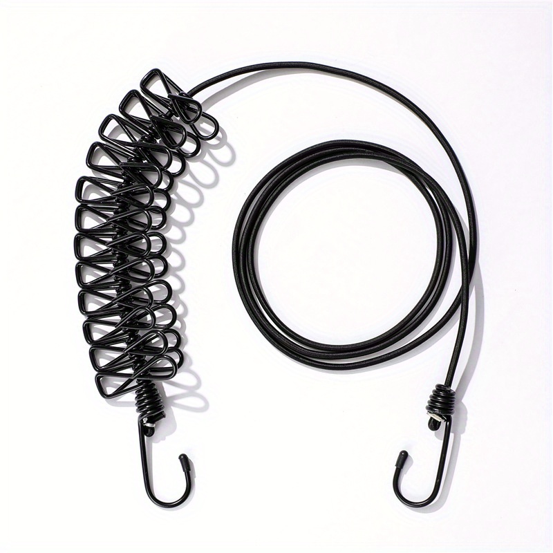 Clothesline Colorful Clothespins Travel Portable Clothes - Temu Australia