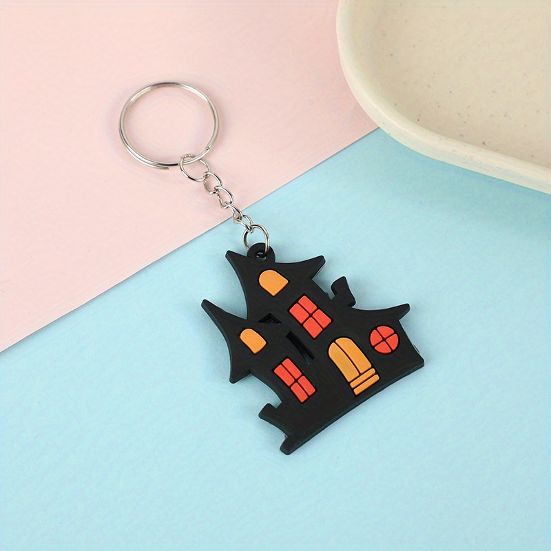 1pc 6pcs Creative Cartoon Pumpkin Ghost Keychain Personality Trend ...