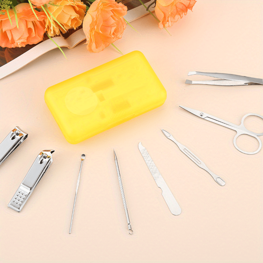 nail clippers set combination set nail cutters eyebrow - Temu Australia