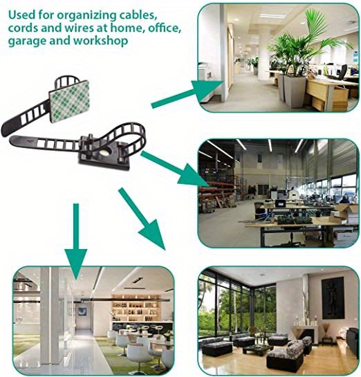 Cable Tie Mount Adjustable Clips Self Strap Fix - Temu Australia