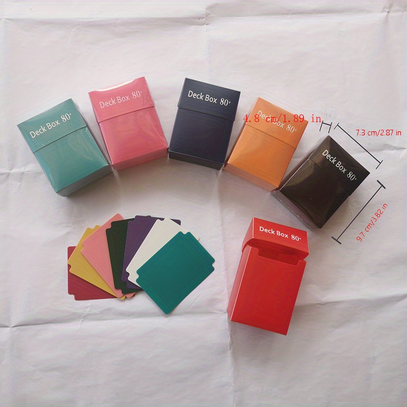 Game Card Box 80+pcs Card Storage Mini Storage Organizer Box - Temu