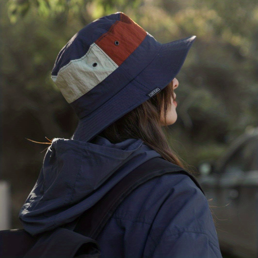 color block fisherman hat quick drying sun - Temu United Kingdom