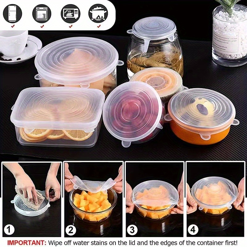 6pcs Bowl s And Reusable Multifunctional And | Temu New