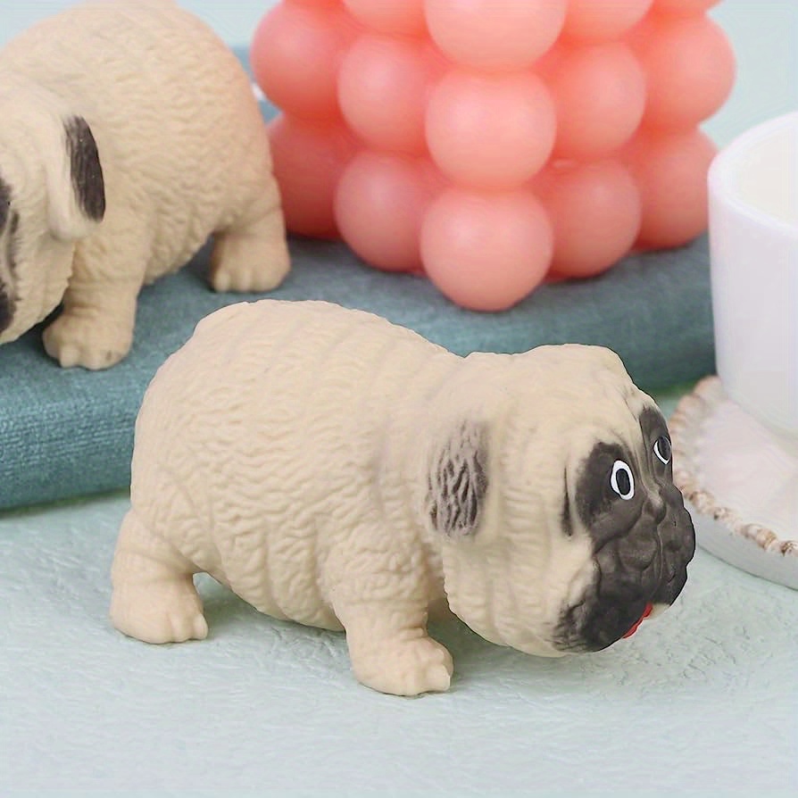 Stress Pug Dog Hand Stress Balls Fidget Finger Toys - Temu