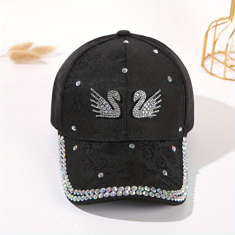 swan pattern decor baseball cap women' - Temu New Zealand