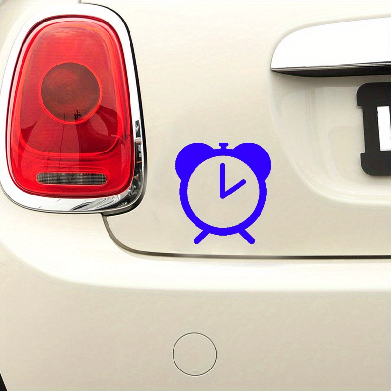 Alarm Clock Vinyl Stickers Waterproof Car Stickers Windows - Temu Canada