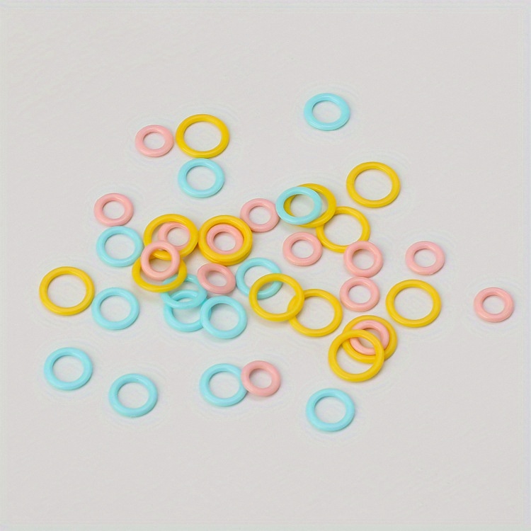 100pcs handmade diy le hook bag ring plastic ring plastic ring small ...