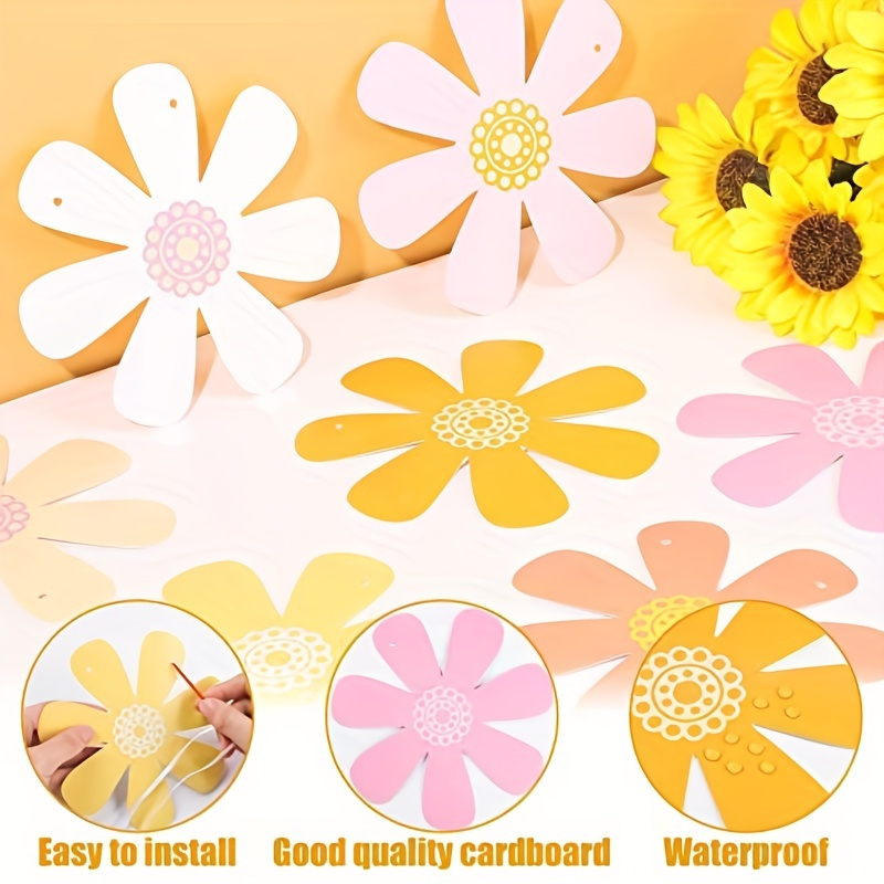 Daisy Fashion Banner Bohemian Daisy Paper Flower Crown - Temu United ...
