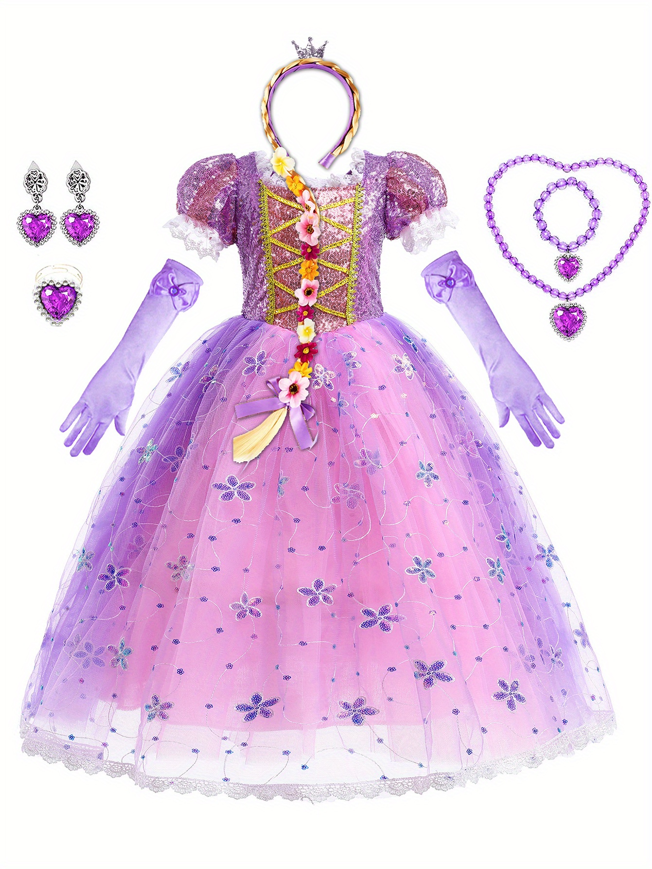 Girl's Princess Dress Accessories Set Multiple Choices Fairy - Temu