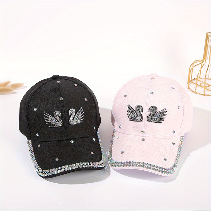 swan pattern decor baseball cap women' - Temu Australia