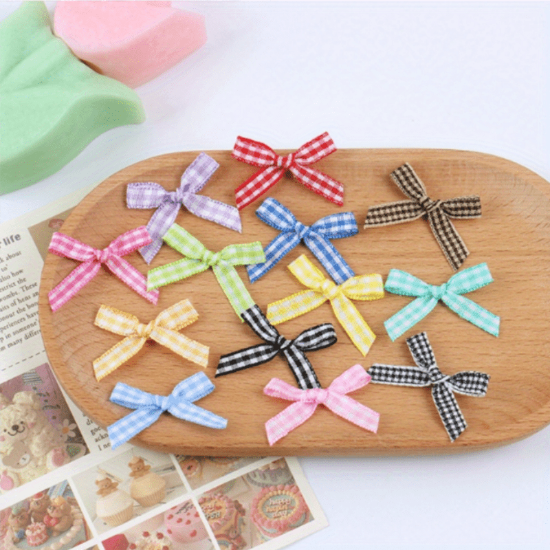 Colorful Small Bows Diy Hairpin Headgear Accessories - Temu Canada