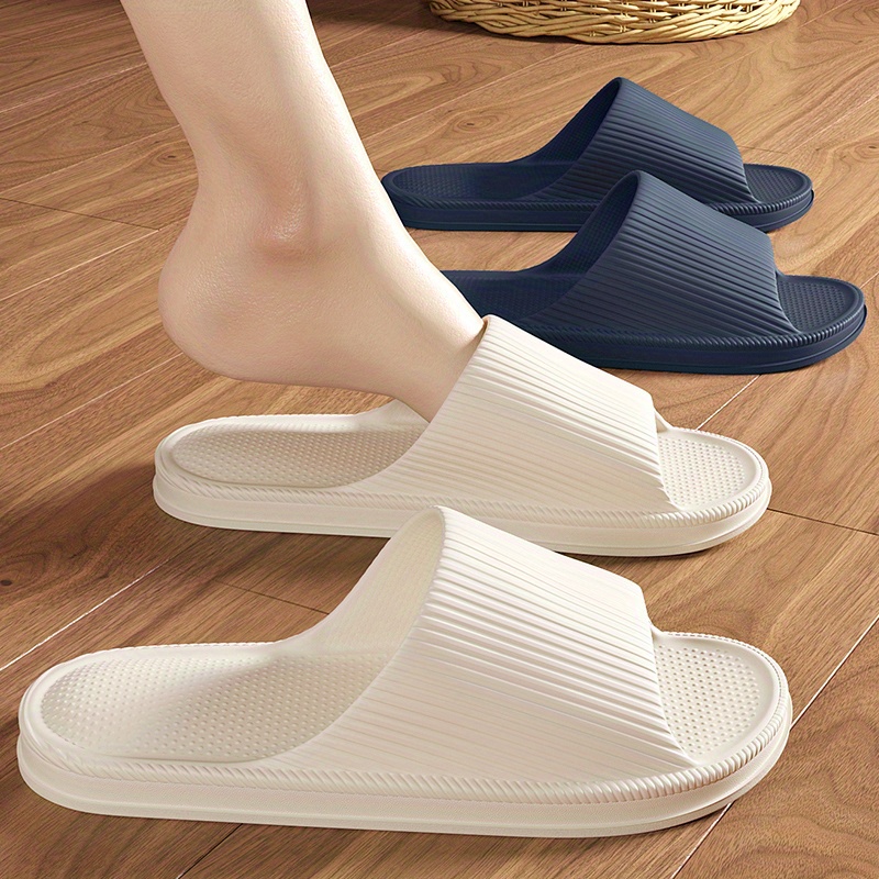 Women's Flat Eva Slides Super Soft Sole Open Toe Bathroom - Temu Canada