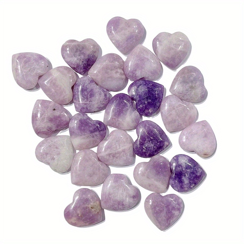 Natural Heart Shape Crystal Stone Stone - Temu United Kingdom