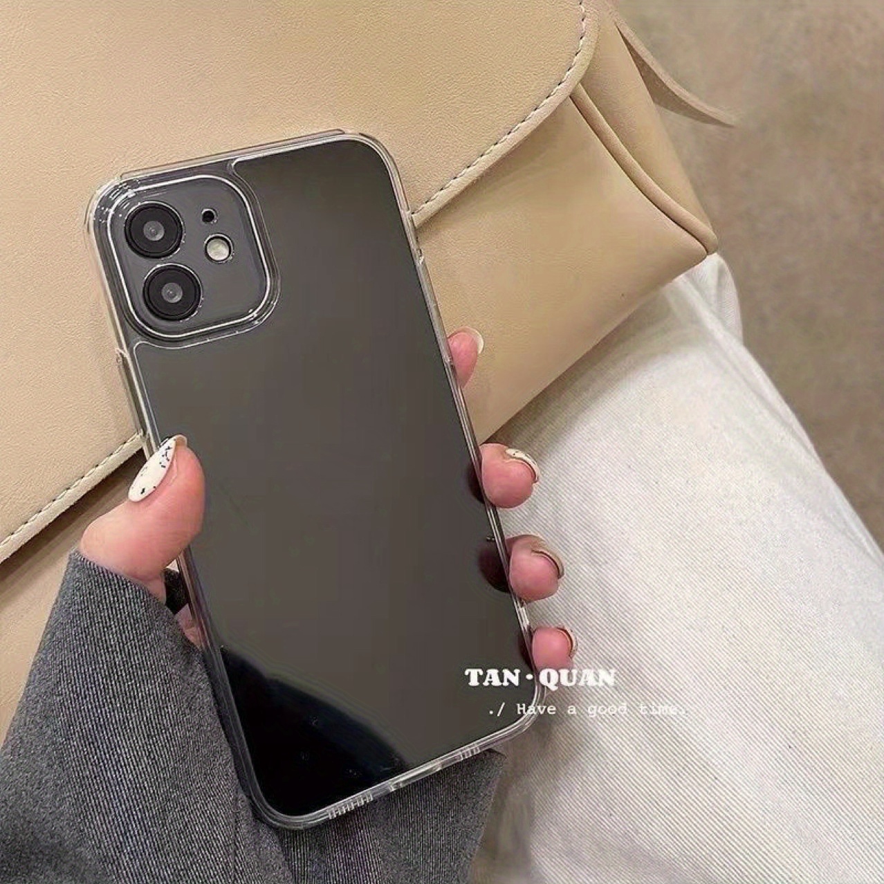 Porous Space Shell Transparent Phone Case For Iphone 13/12promax Soft ...