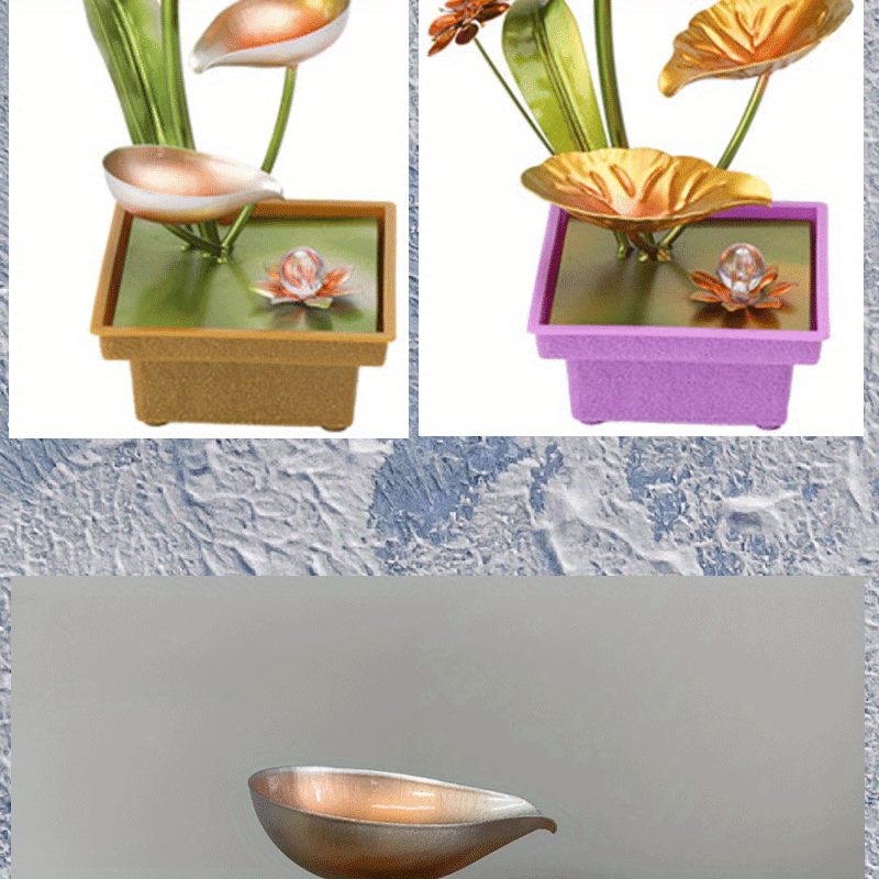 Tabletop Fountain Waterfall Decoration 3 Tier Small Fountain - Temu