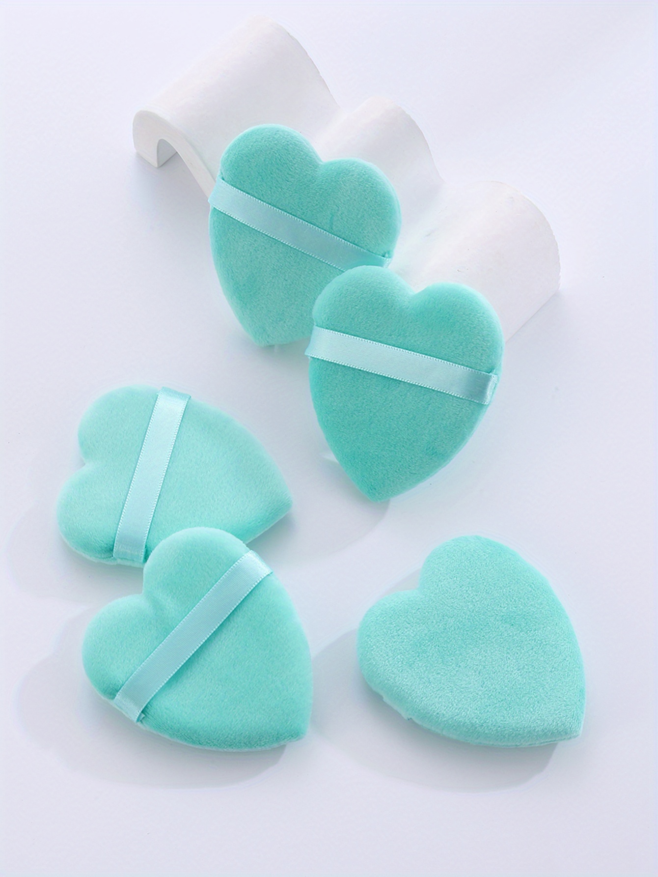 5 stück herzförmige make up puff trocken nass verwenden lose - Temu ...