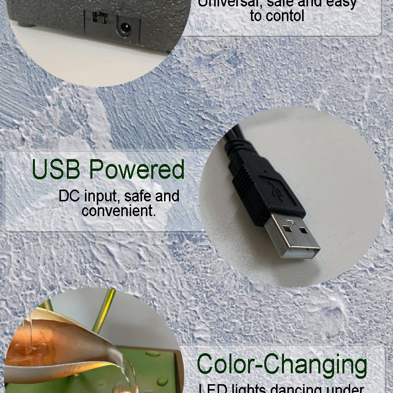 Tabletop Fountain Waterfall Decoration 3 Tier Small Fountain - Temu