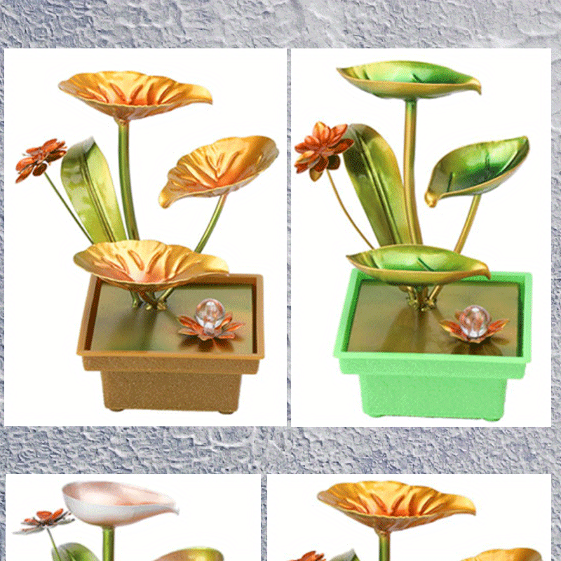 Tabletop Fountain Waterfall Decoration 3 Tier Small Fountain - Temu