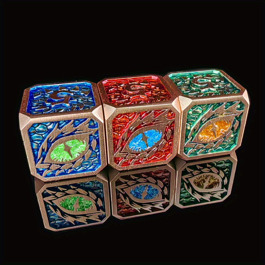 Unlock Epic Adventures Dragon's Eye Metal Dice Board Game - Temu