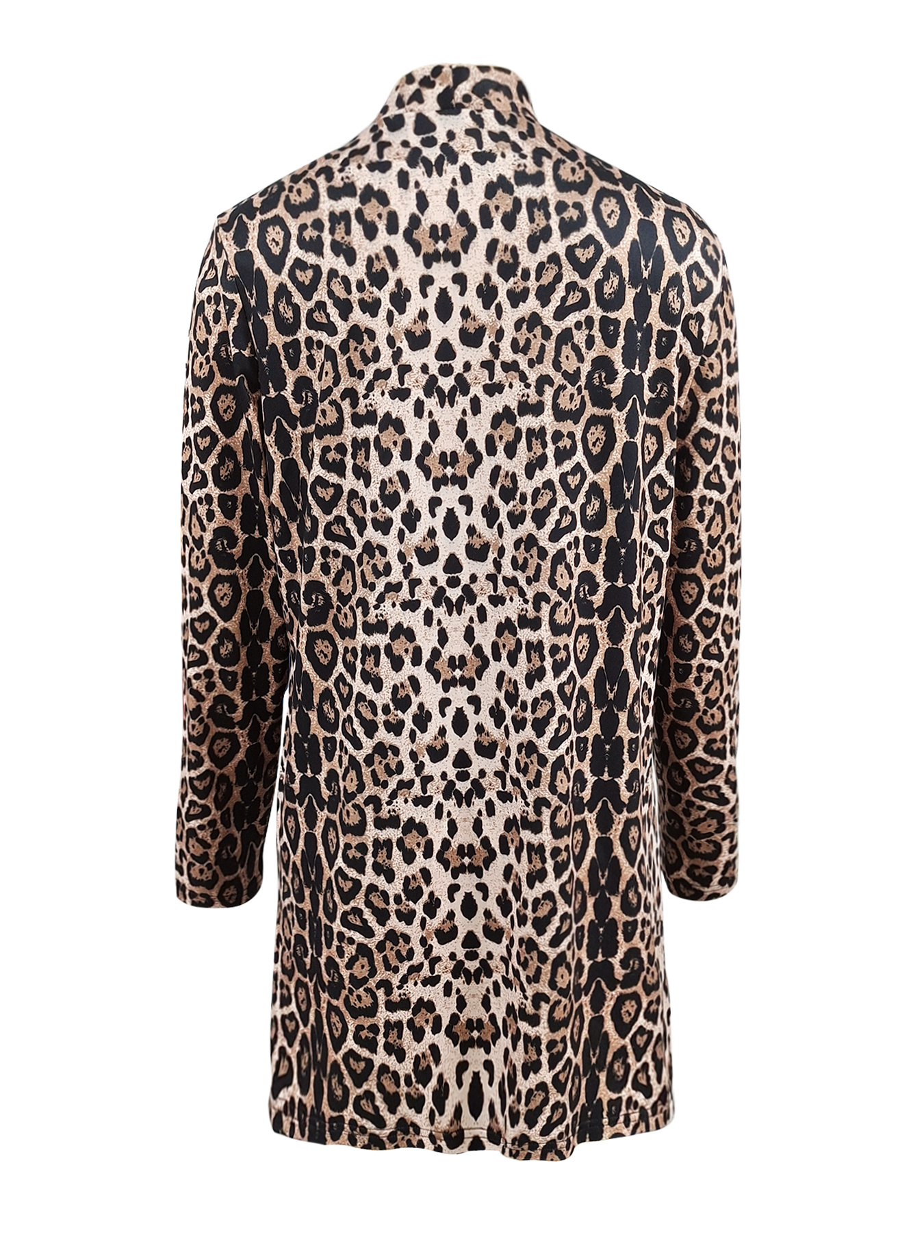 leopard print jacket casual button front long sleeve - Temu Norway