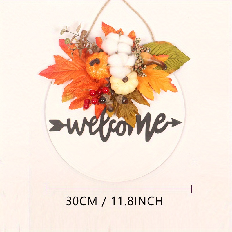 Thanksgiving Pumpkin Decorated Door Number Garland - Temu Canada