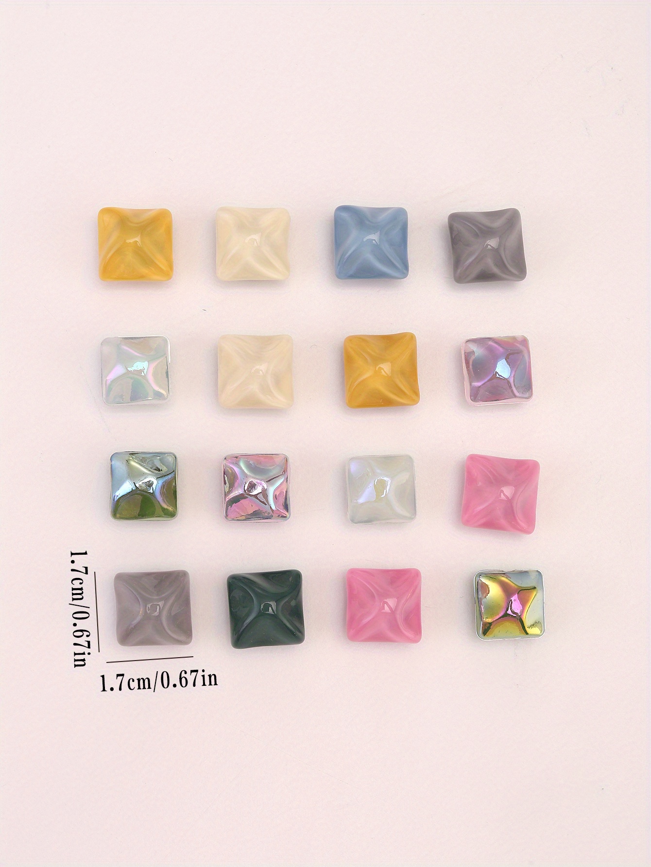 colors square acrylic shoe charms clogs - Temu Australia