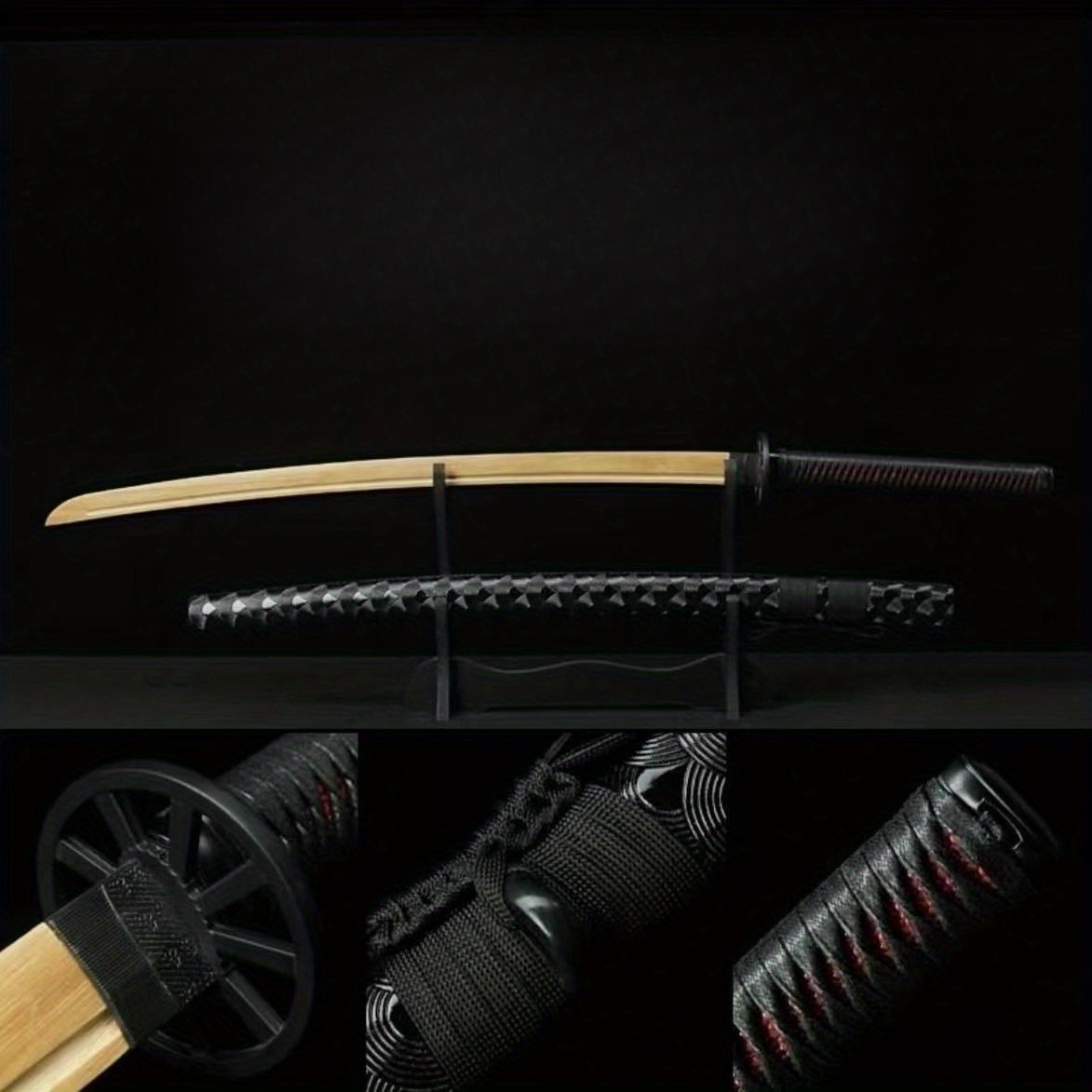 Unsharp Samurai Sword Bamboo Shooting Props Practice - Temu