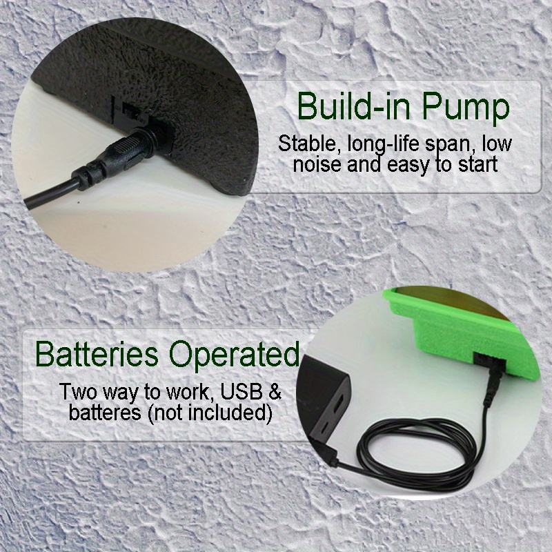 Tabletop Fountain Waterfall Decoration 3 Tier Small Fountain - Temu