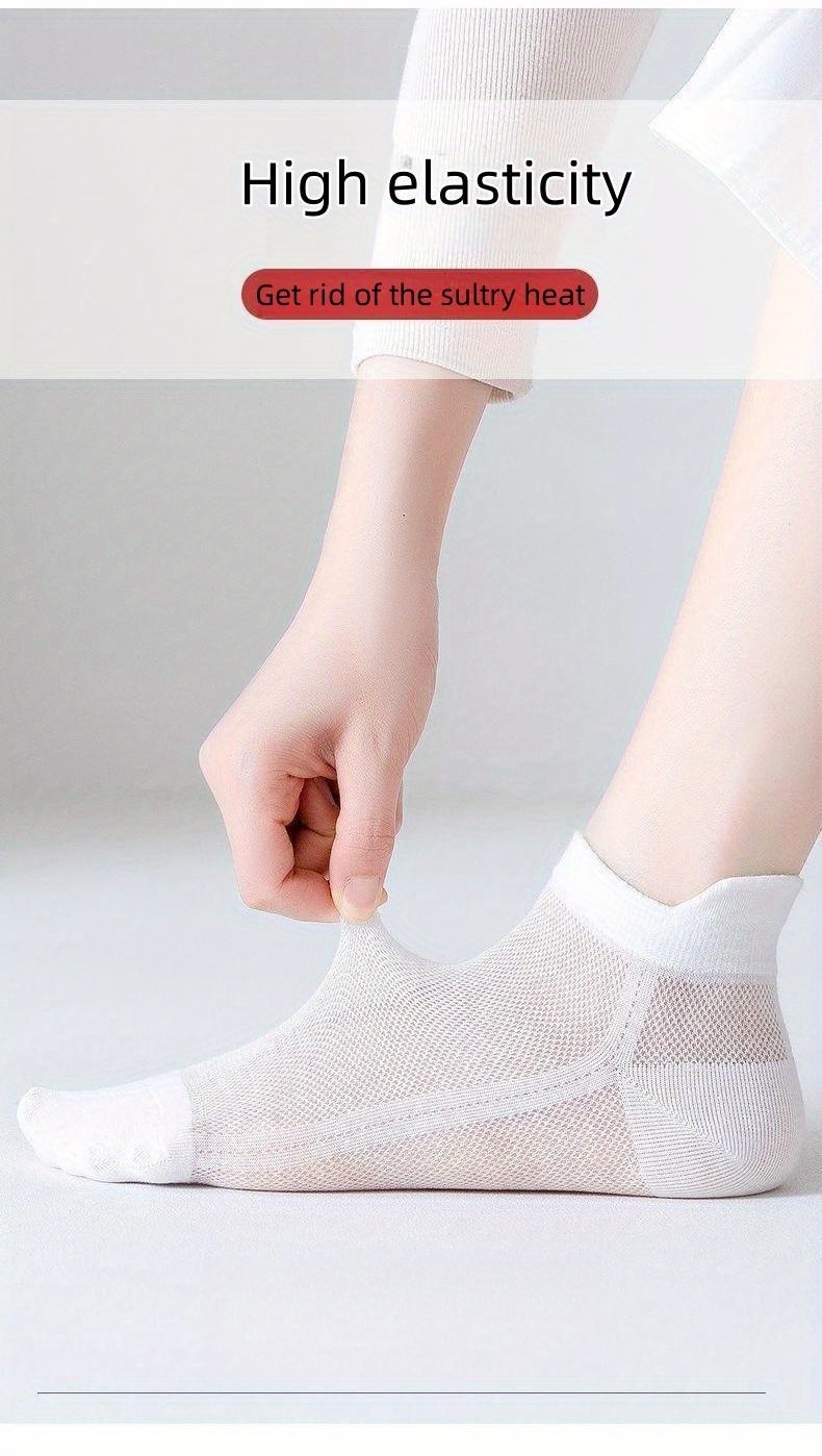 Short Tube Mesh Breathable Sports Socks Casual Comfortable - Temu Norway