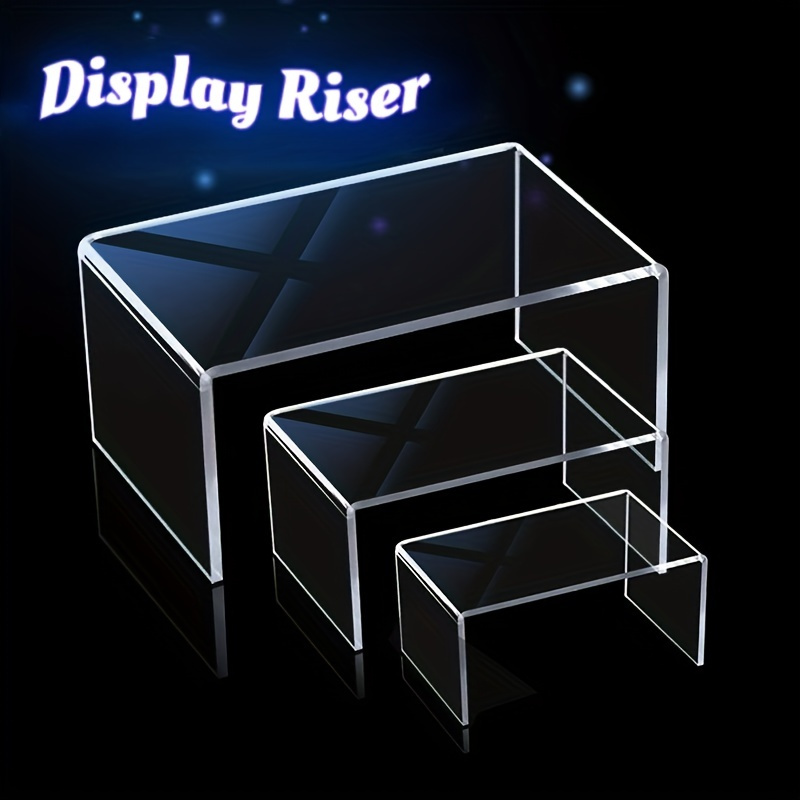 Acrylic Display Risers Clear Product Stand Jewelry Display - Temu