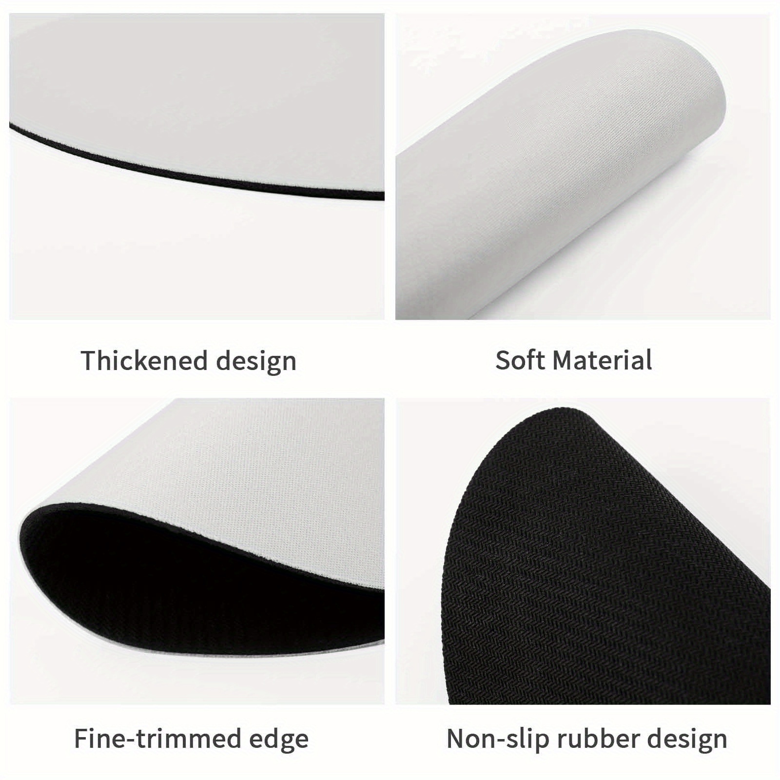 Gaming Mouse Pad Women Round Mousepad Non slip - Temu Australia