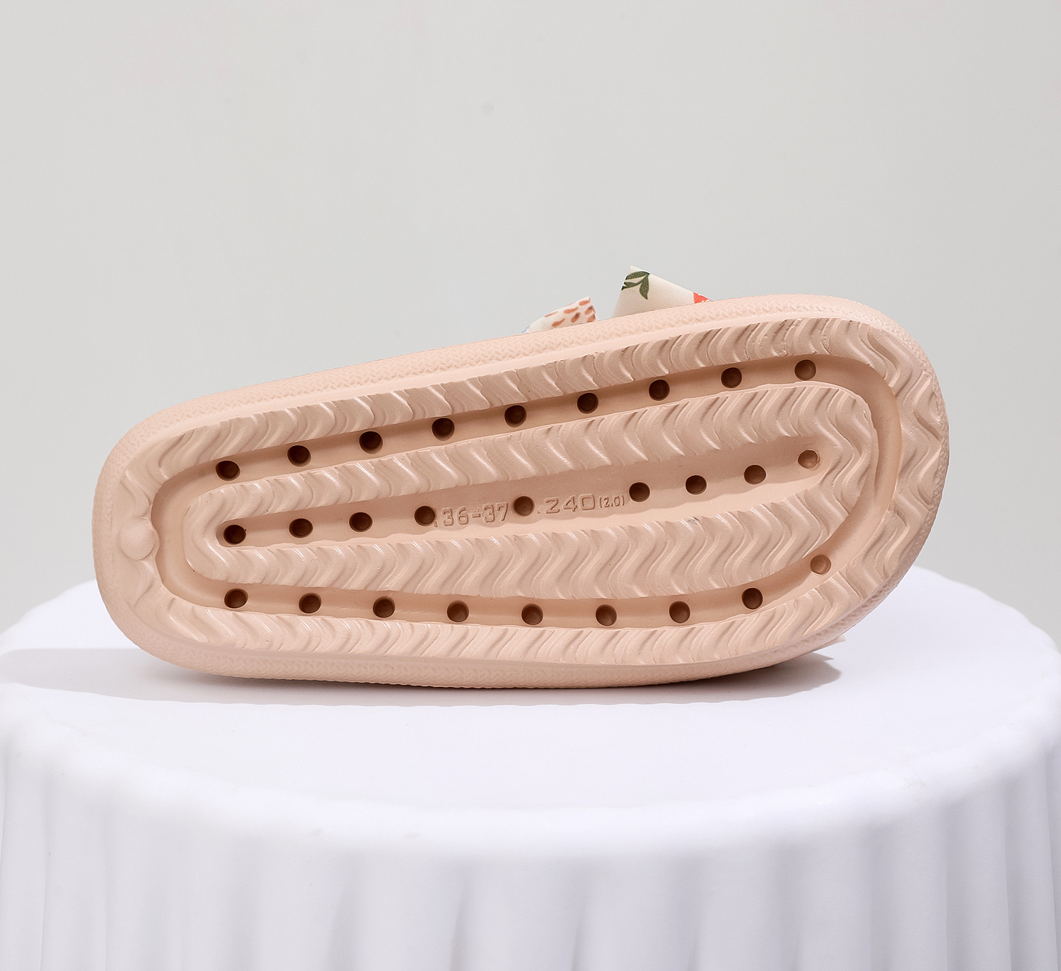 Women's Floral Print Bowknot Decor Slides Casual Slip Soft - Temu ...