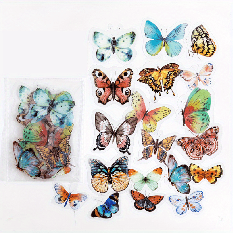 Vintage Butterfly Natural Book Stickers - Temu Netherlands