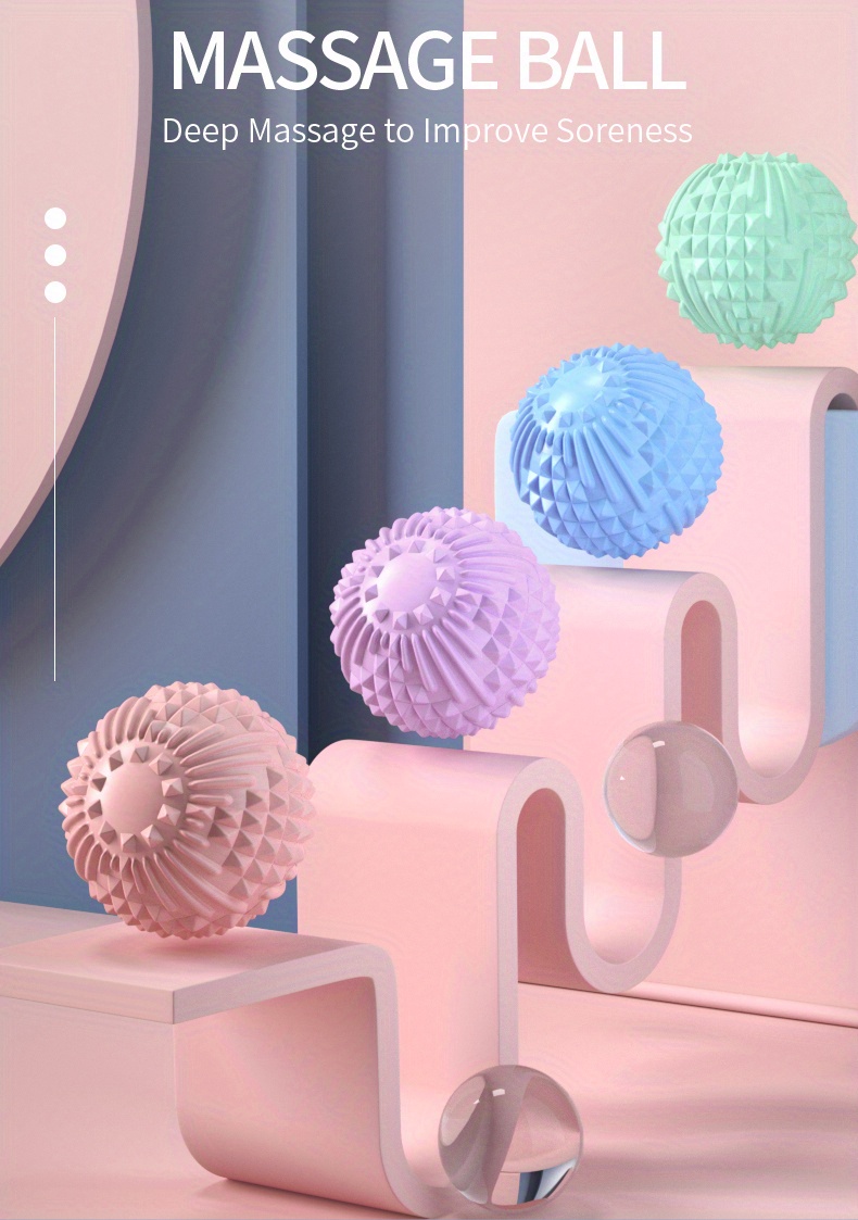 Massage Ball Spiky Yoga Ball Muscle Relaxation Body Massage - Temu