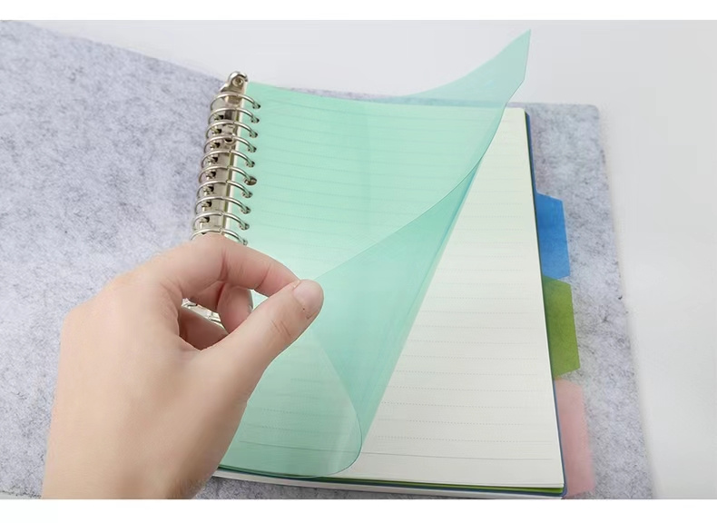 A4 Loose leaf Notebook Page Divider Paper Folder Plastic - Temu Norway