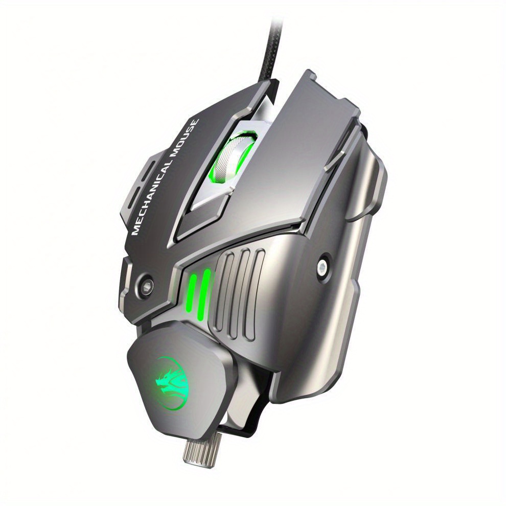 Metal Mechanical Game Macro Programming Rgb Wired Light - Temu United ...