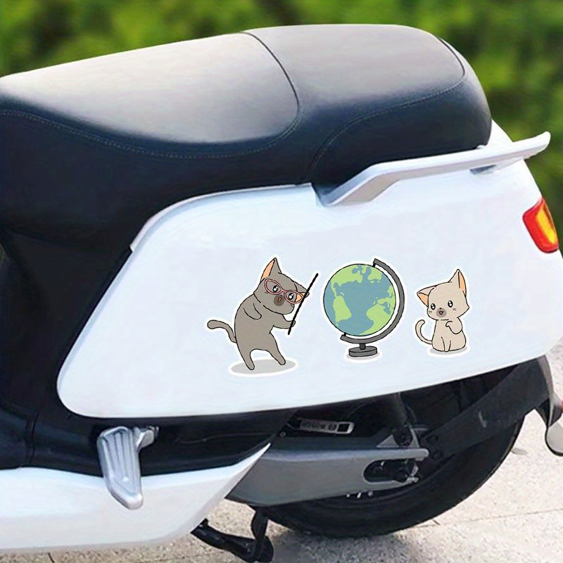 アニメステッカー オリジナリティ カー手当 ス グ カートゥーン キャット 教育パターン ダイブ 装飾用電 Temu Japan