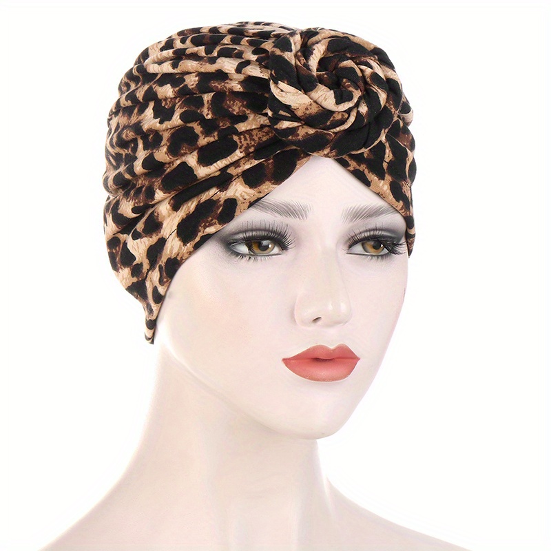 Snail Spiral Flower Turban Hat Boho Stylish Print Pre Tied - Temu New ...