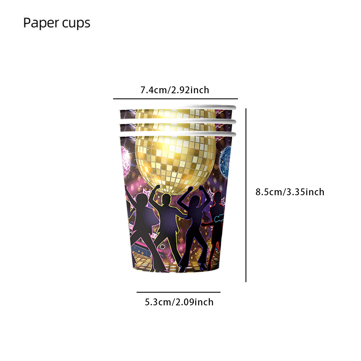 Set Birthday Disco Decoration Scene Decoration Party Package Birthday ...