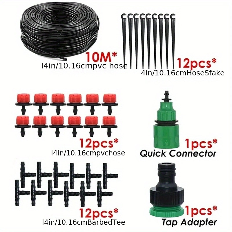 Adjustable Automatic Drip Irrigation Kit Diy Automatic - Temu