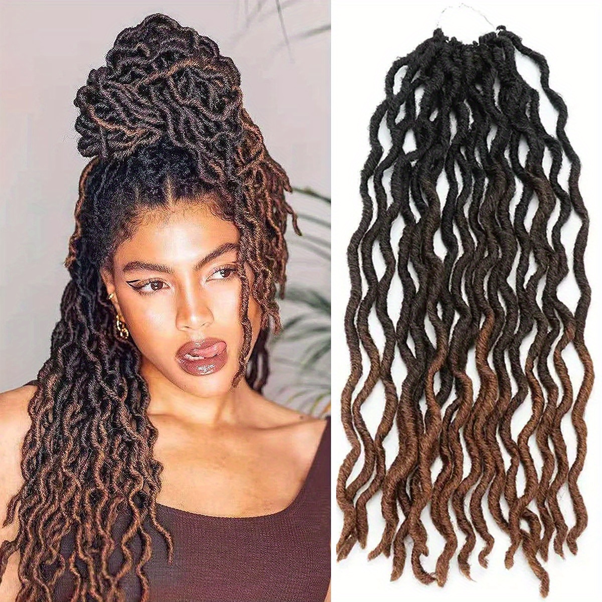 Gypsy Braids Hair Pieces Synthetic Crochet Hair - Temu New Zealand