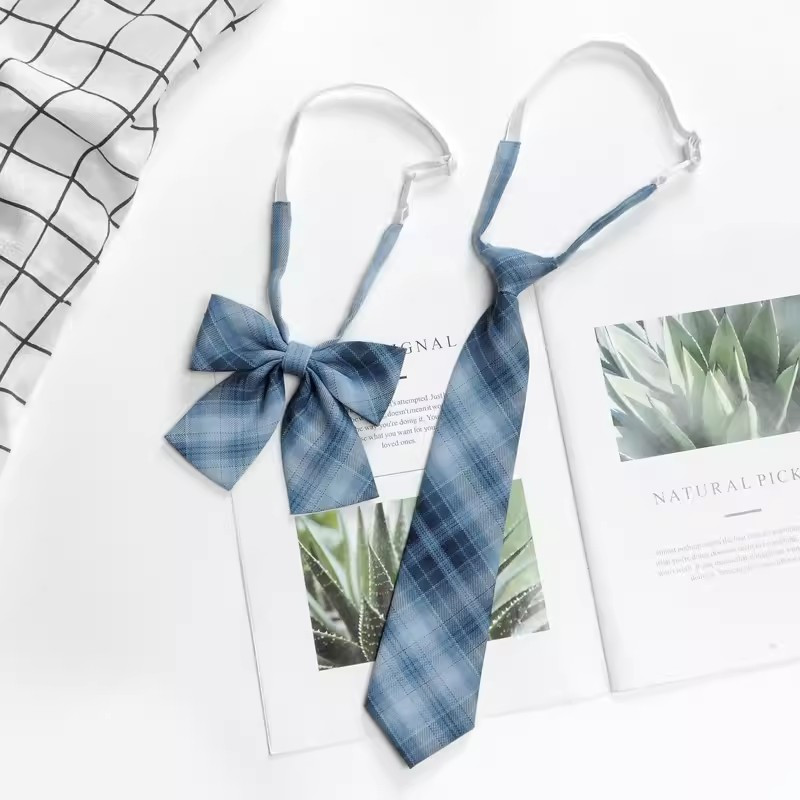 Classic Stripe Jk Uniform Academic Bow Tie Set Student - Temu New Zealand