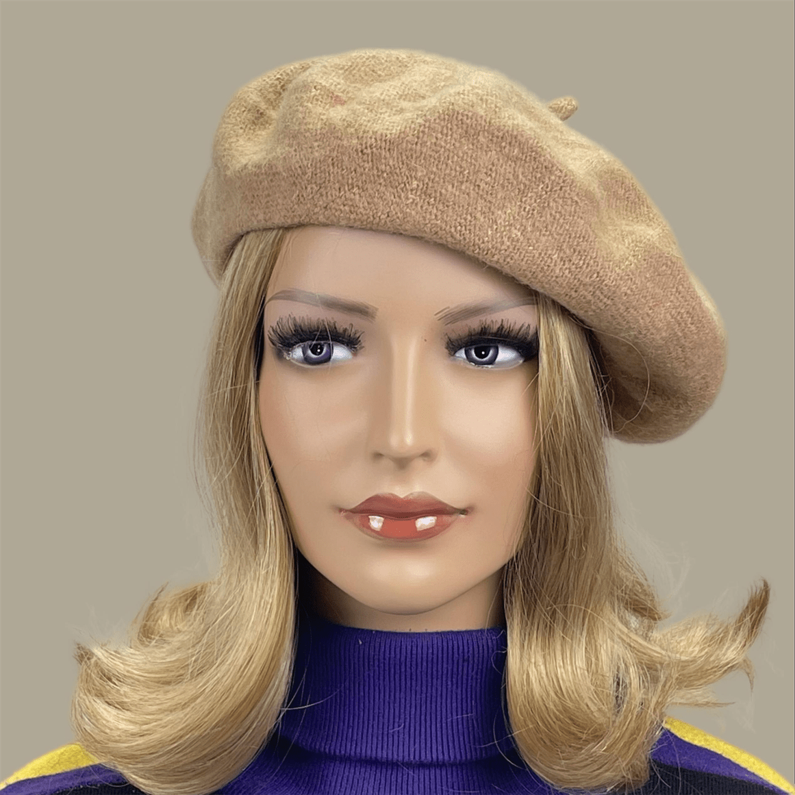 Women' Versatile Solid Color Beret Hat Breathable - Temu