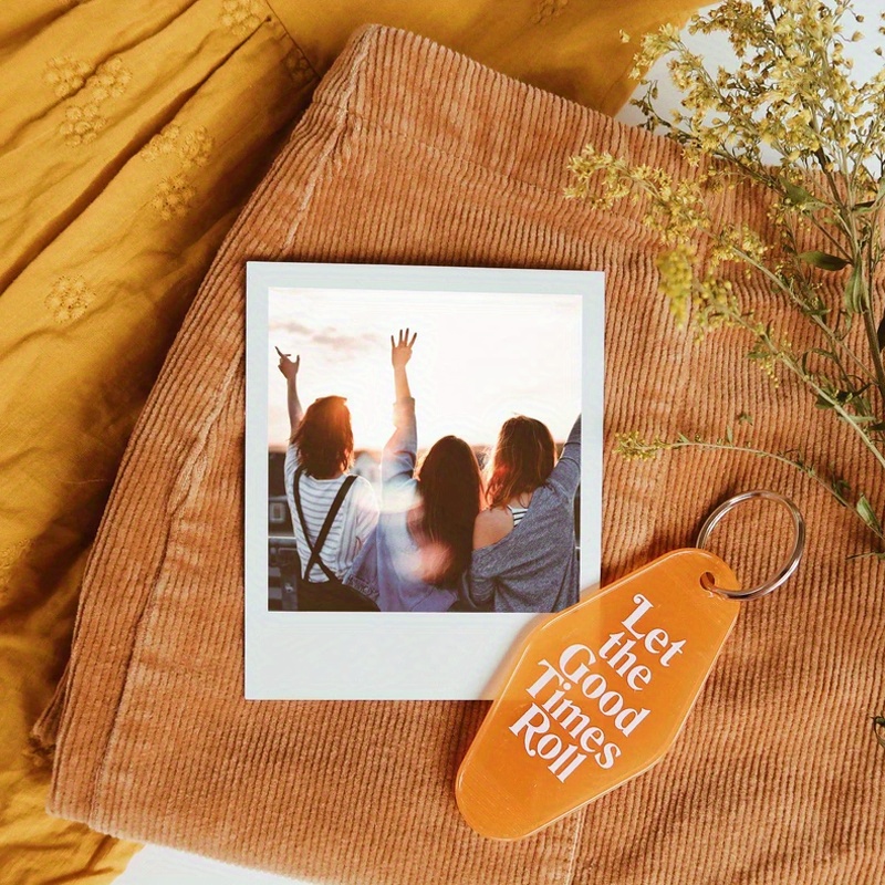 Plastic Let Key Tag Transparent Orange - Temu Norway