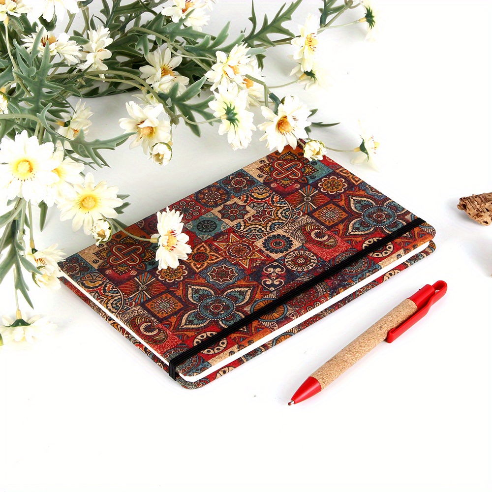 Vintage A5 Notebook Minimalist Imprint Soft Wood Ethnic - Temu United ...